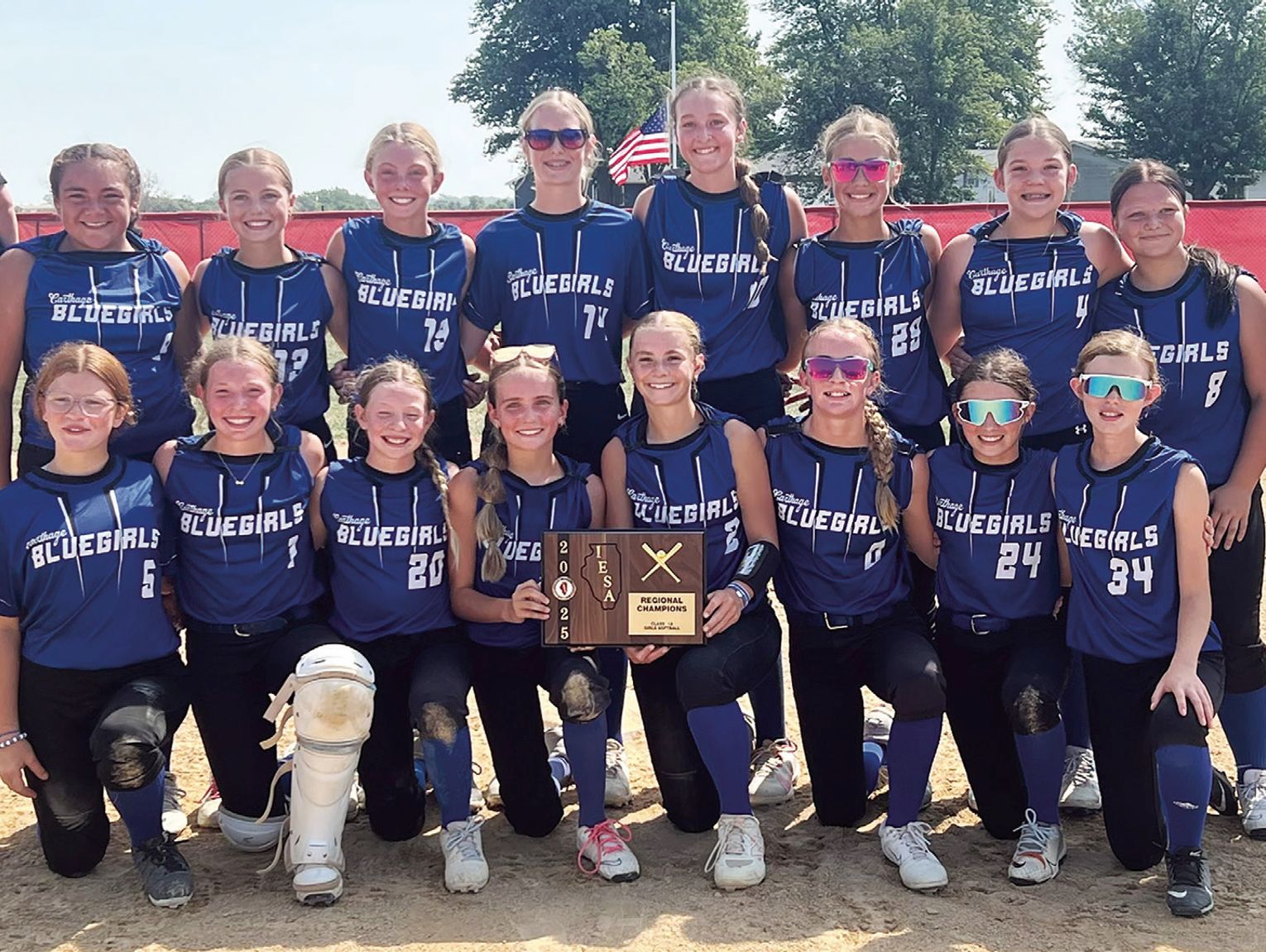 Carthage Jr. High Softball Wins Regional Title