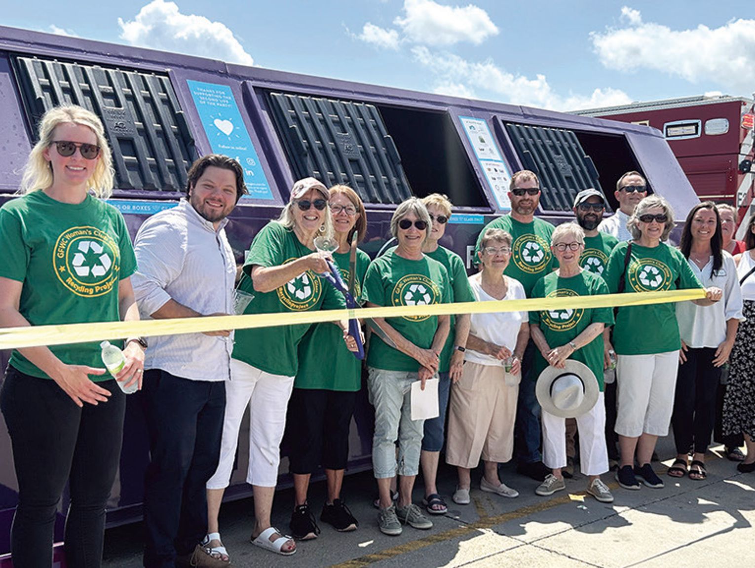 County Glass Recycling Bin Now Open for Business