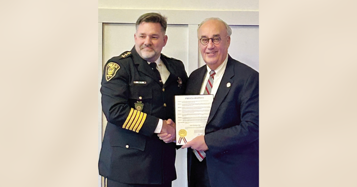 Hamer Honored for Years of Service